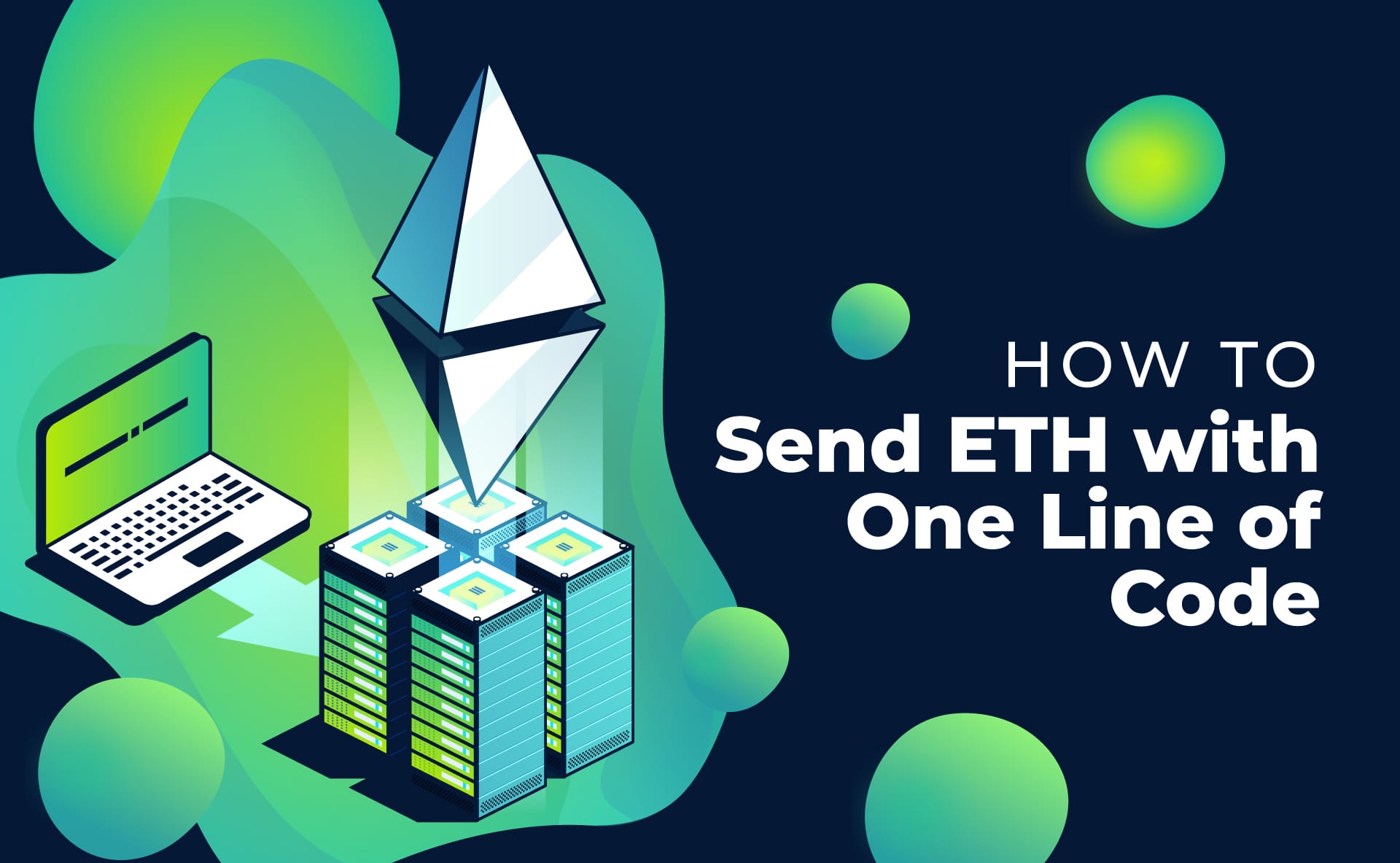 How to Send ETH with One Line of Code - Moralis APIs