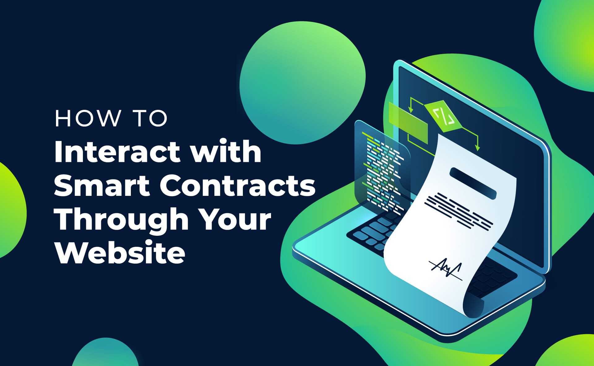 How to Interact with Smart Contracts Through Your Website - Moralis APIs