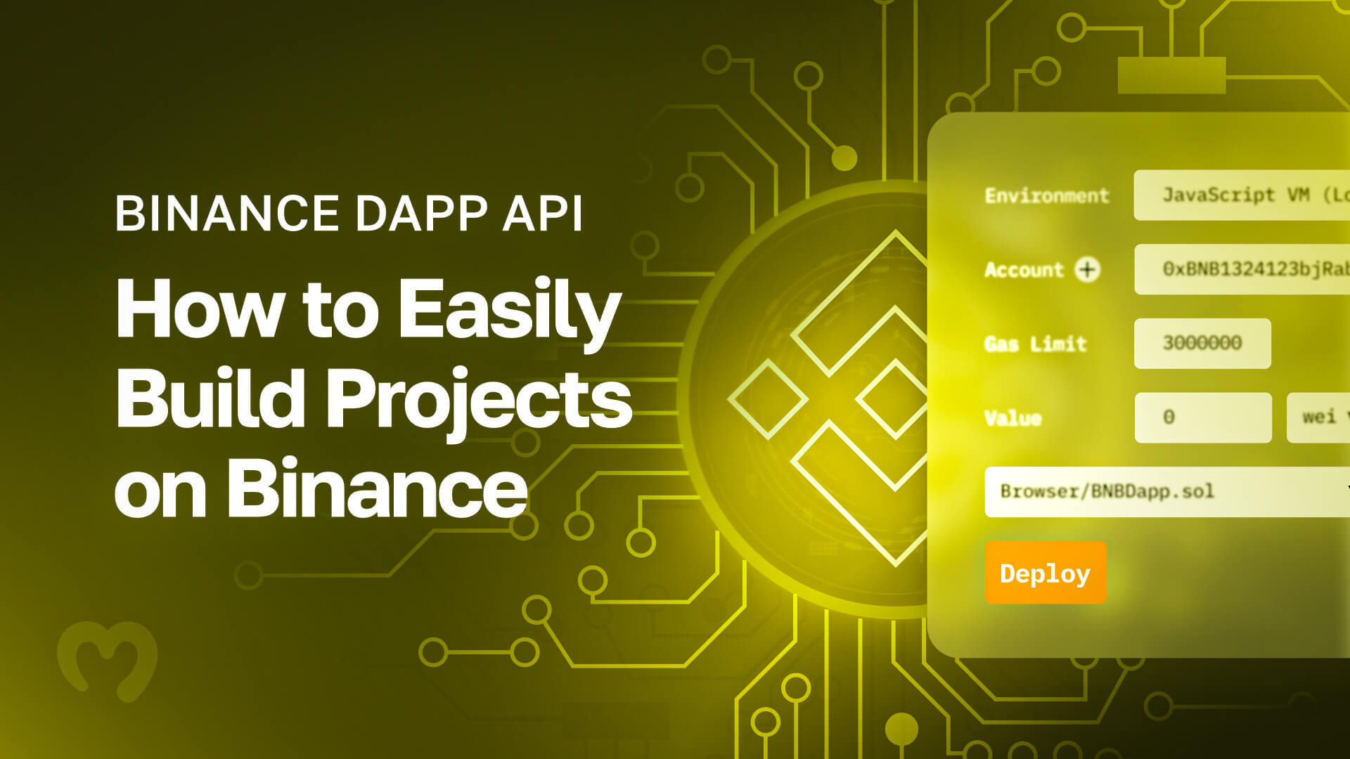 Binance Dapp API - How to Easily Build Projects on Binance - Moralis APIs