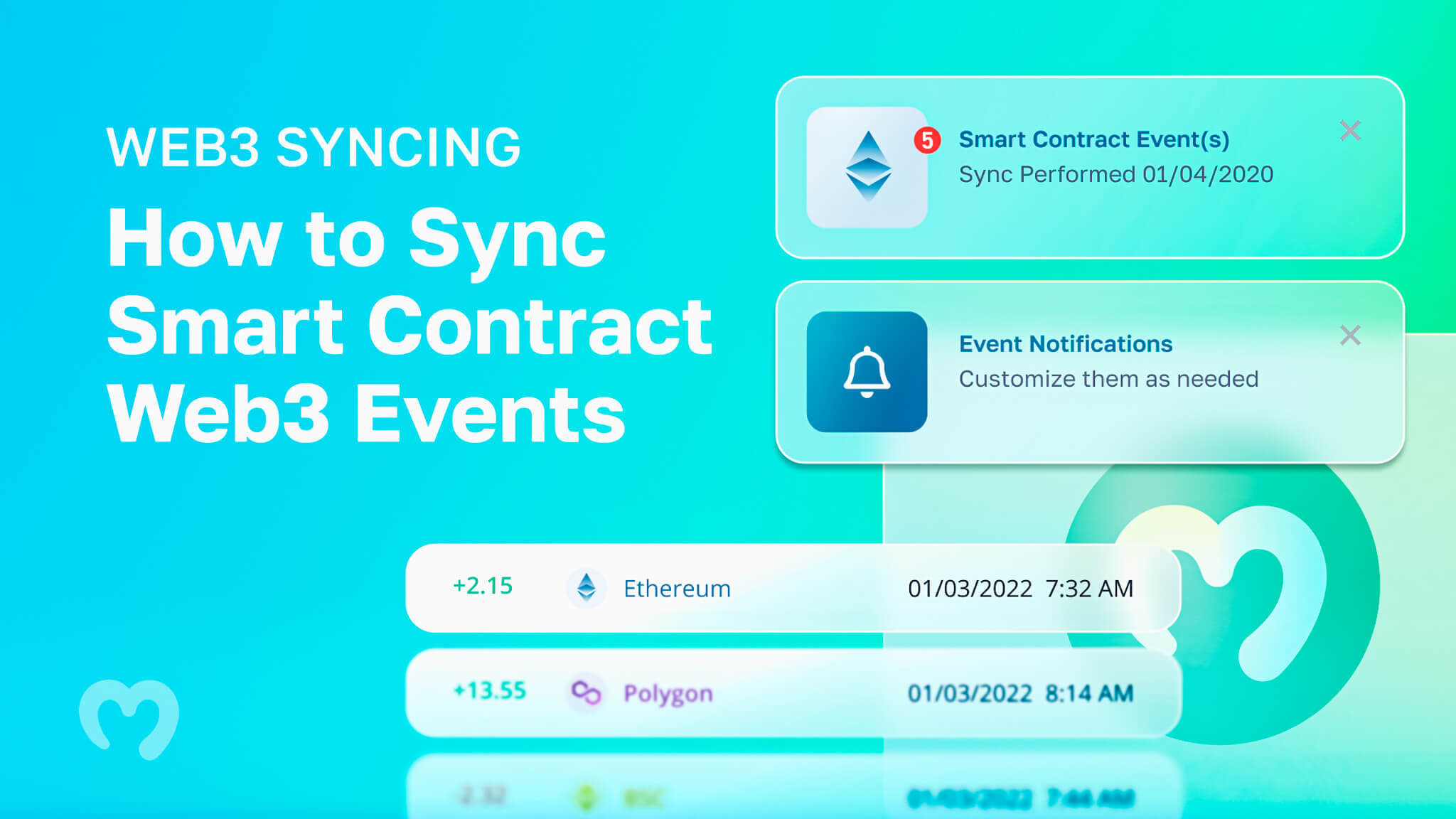 Web3 Syncing - How to Sync Smart Contract Web3 Events - Moralis APIs