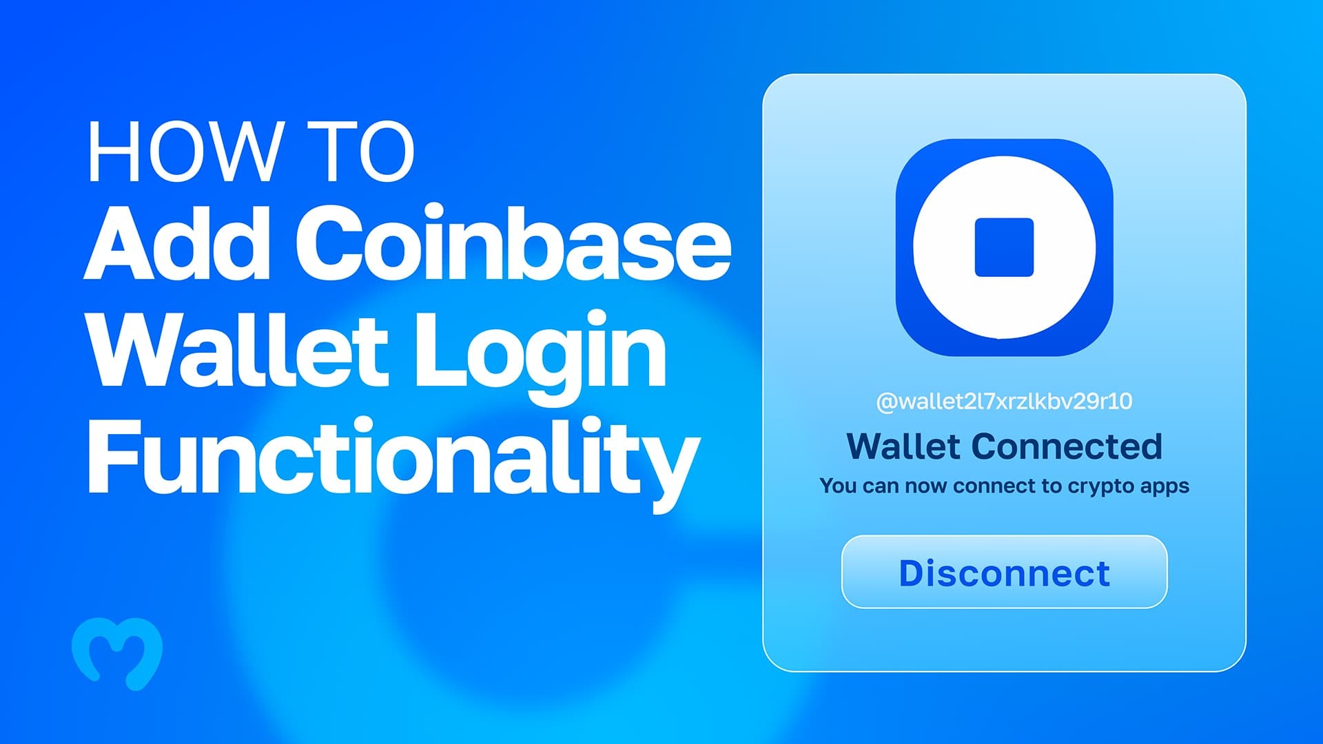 How to Add Coinbase Wallet Login Functionality - Moralis APIs