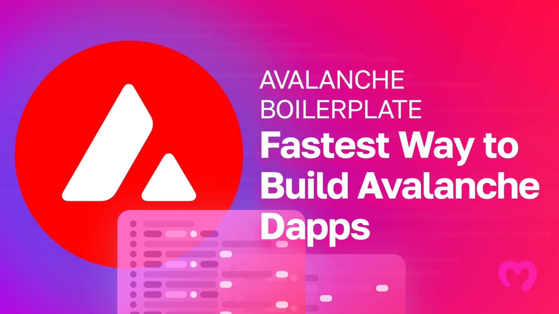 Avalanche Boilerplate Fastest Way To Build Avalanche Dapps Moralis Apis