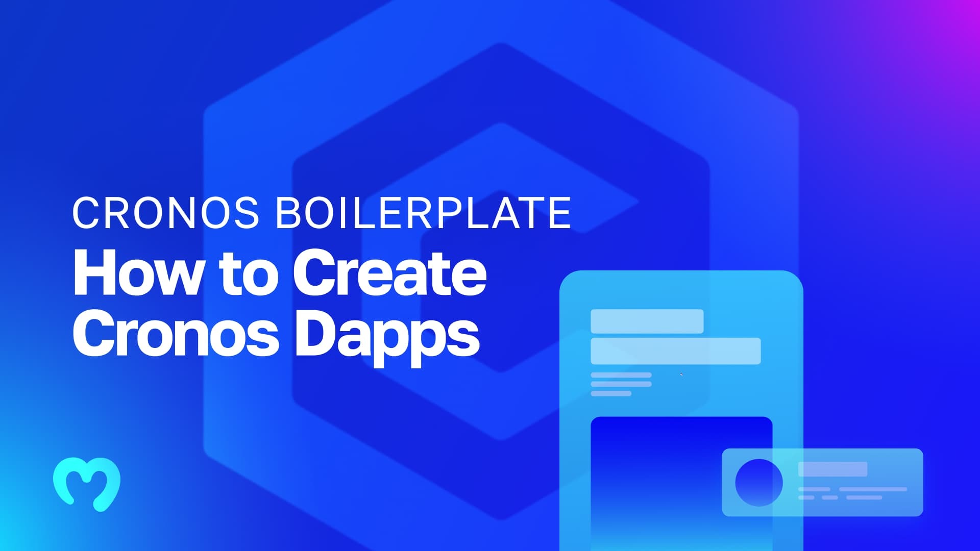 Cronos Boilerplate - How to Create Cronos Dapps - Moralis APIs