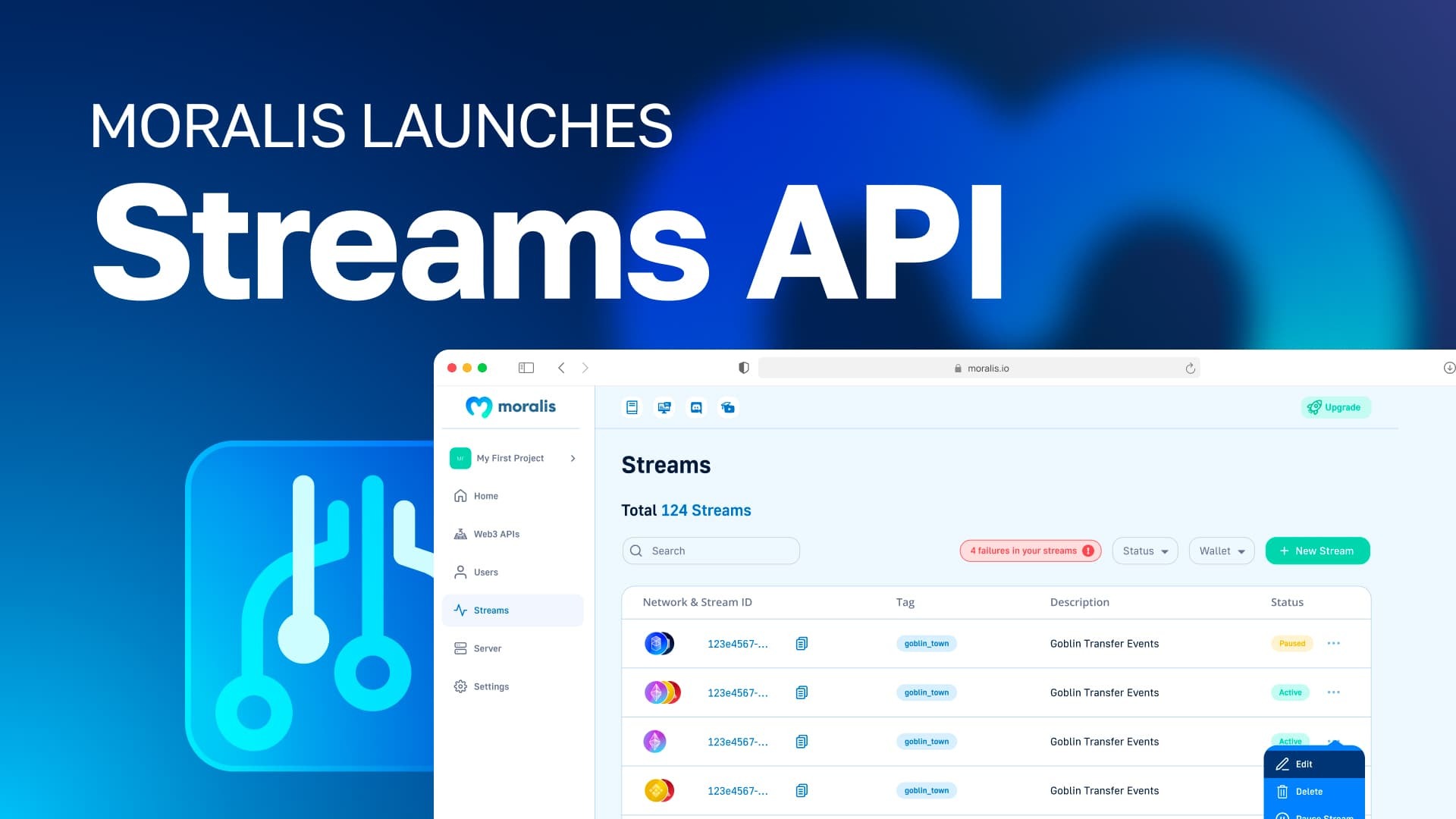 Moralis Launches Streams Api Moralis Apis 2433