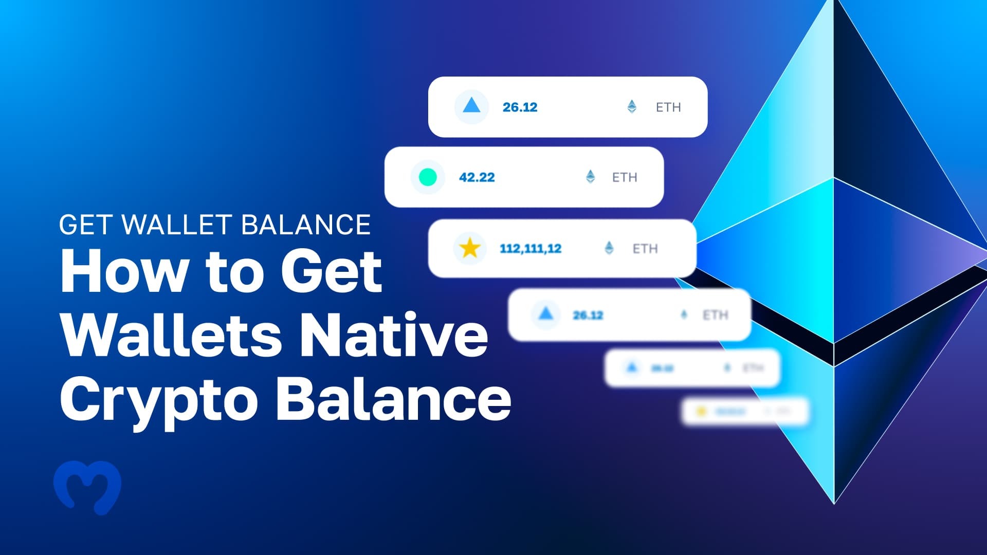 Get Wallet Balance - How to Get Wallets Native Crypto Balance