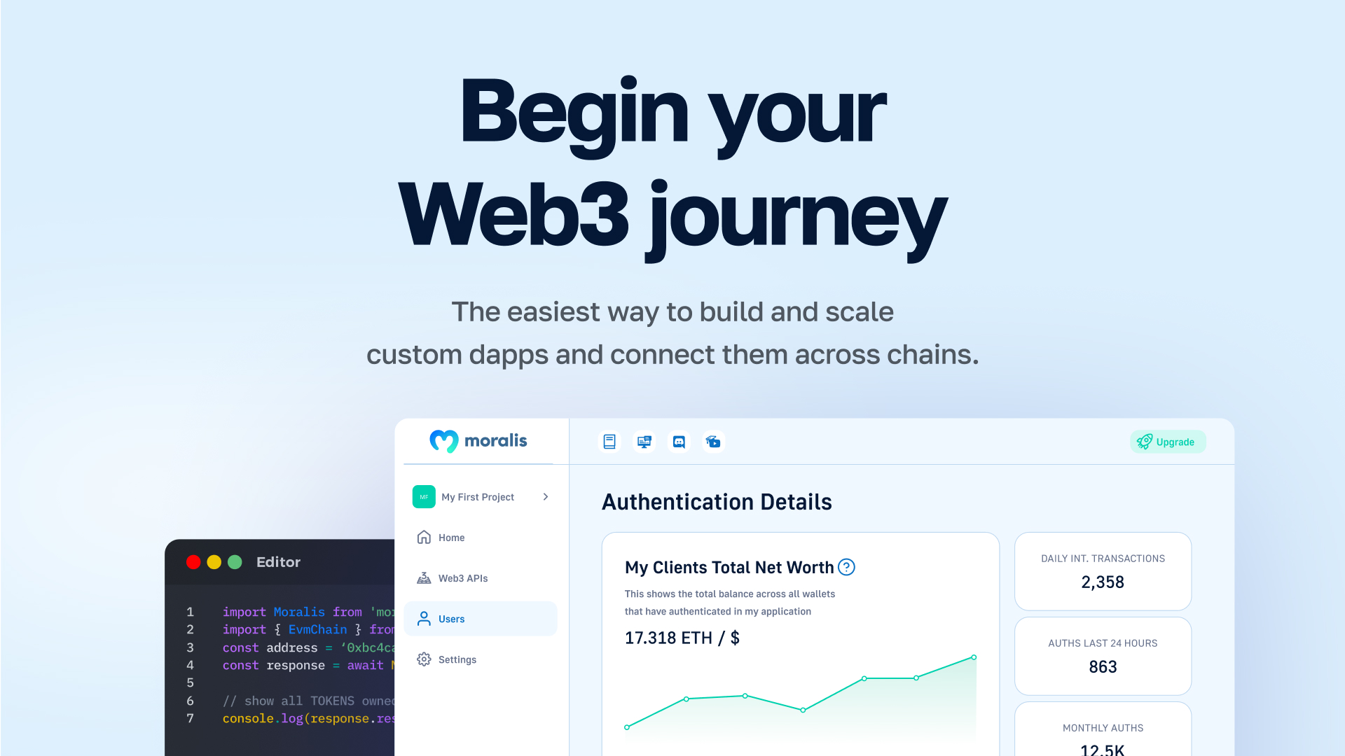 Build Web3 Dapps - Moralis | Enterprise-Grade Web3 APIs