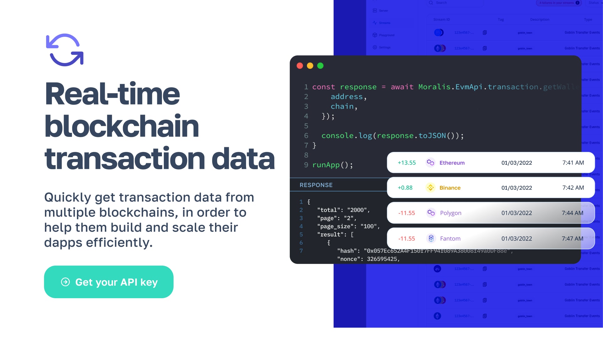 Transaction Api Moralis Web3