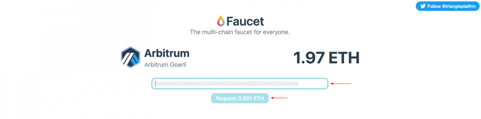 Arbitrum Goerli Faucet - Get Arbitrum Testnet ETH in 3 Steps