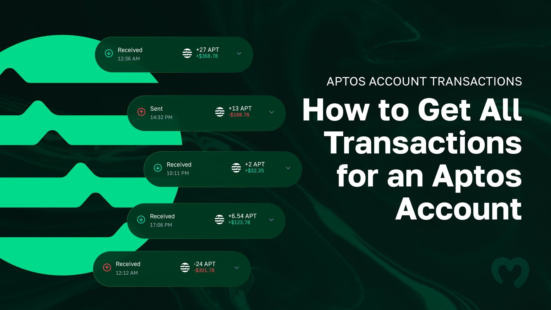 Aptos Account Transactions - Get Transactions for Aptos Accounts