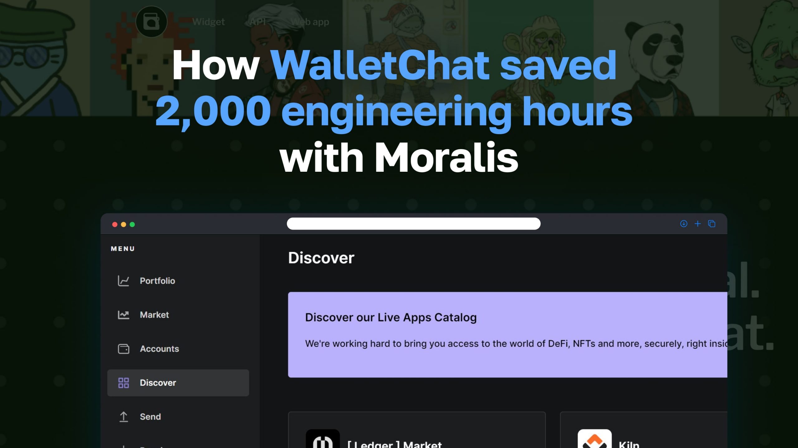 How WalletChat saved 2,000 engineering hours with Moralis