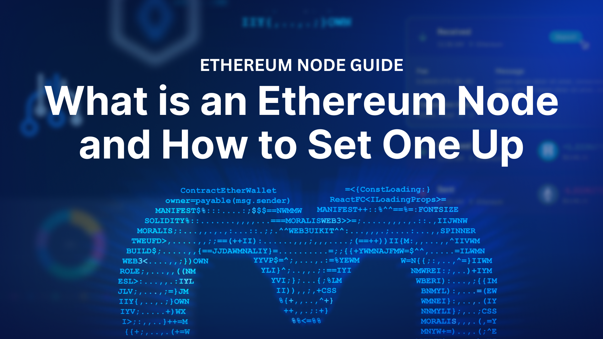 What Is An Ethereum Node And How To Set One Up Moralis Apis