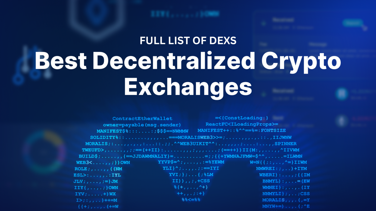 Full List of DEXs - Best Decentralized Crypto Exchanges - Moralis APIs