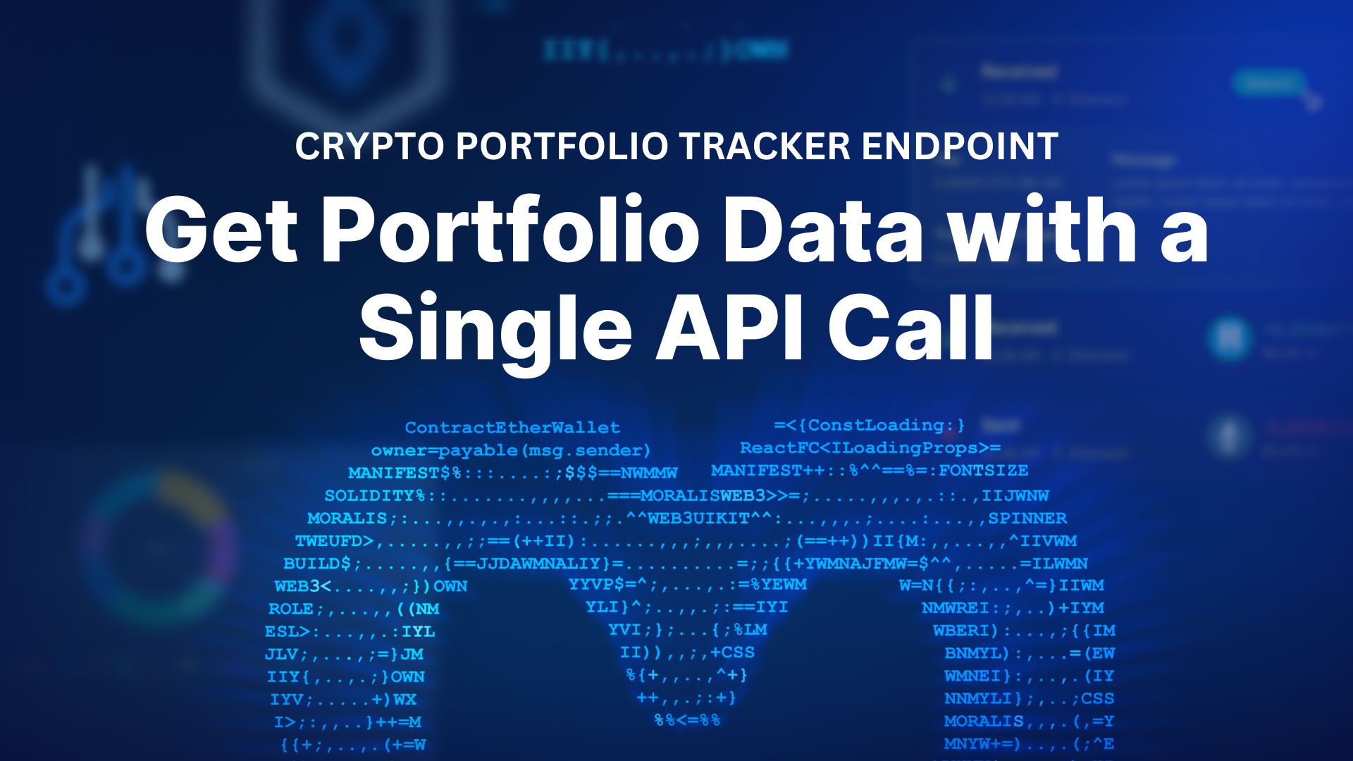 Crypto Portfolio Tracker Endpoint – Get Portfolio Data with a Single API Call