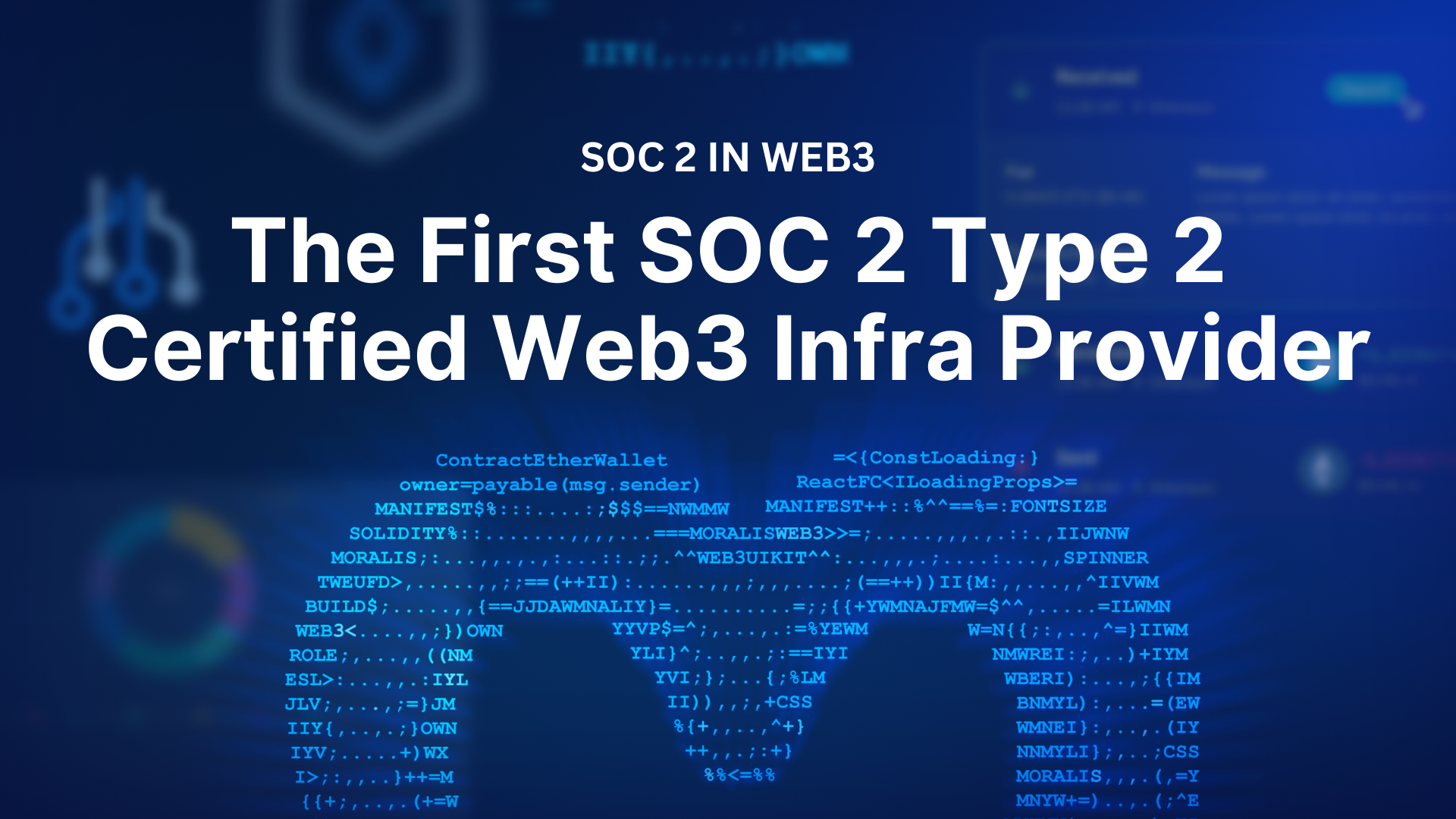 The 1st SOC 2 Type 2 Certified Web3 Infra Provider | Web3 SOC2