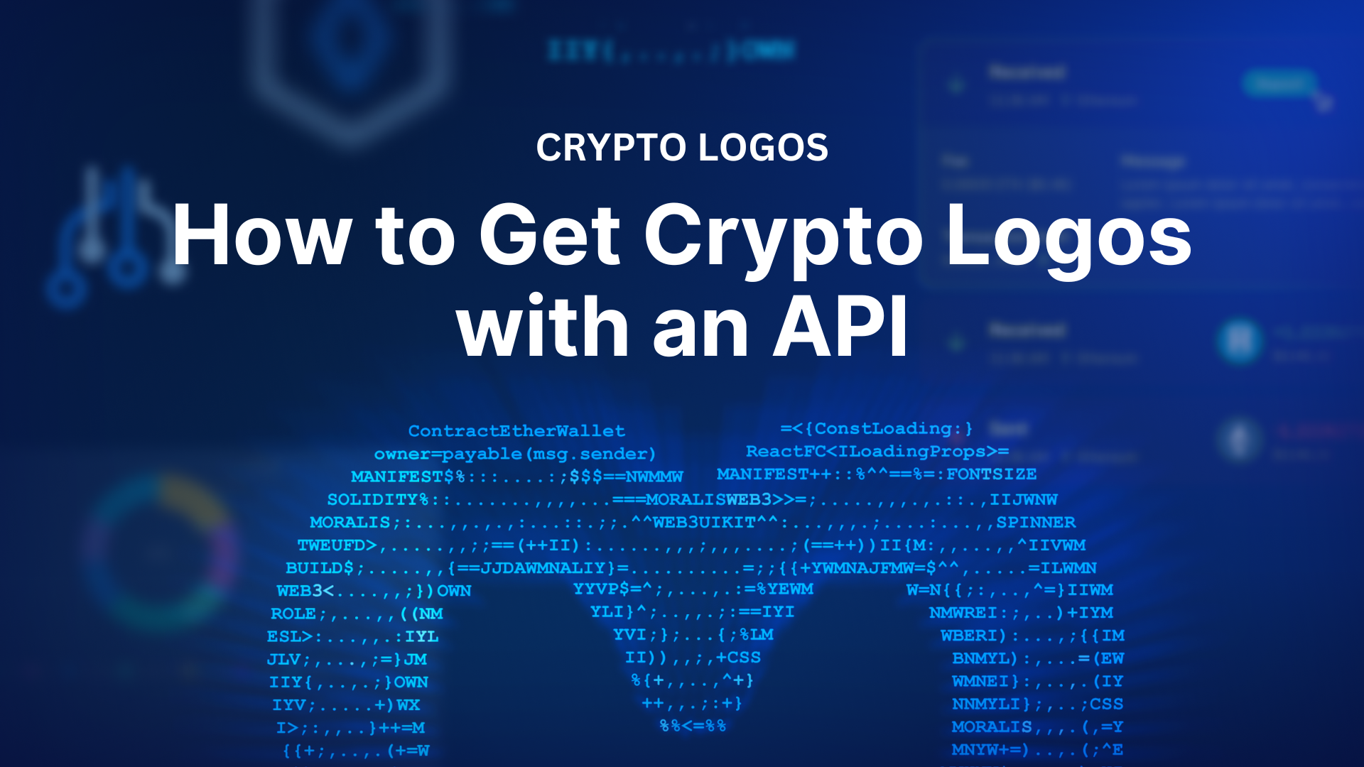 How to Get Crypto Logos with an API - Moralis APIs