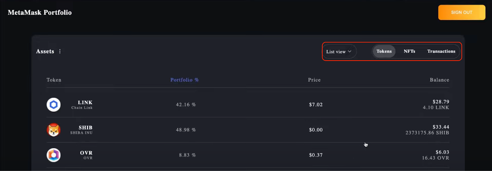 Crypto Dashboard Project - Build a Cryptocurrency Portfolio Dashboard