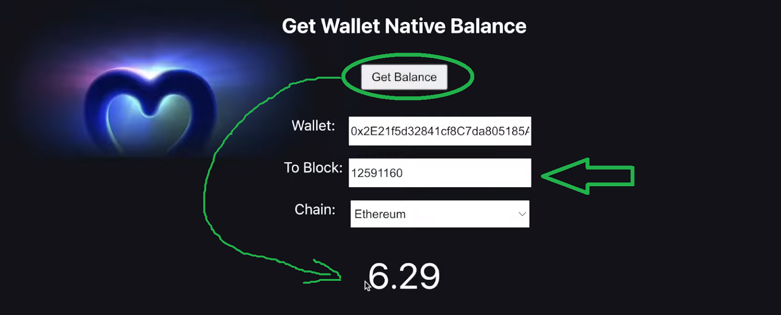 Get Wallet Balance - How to Get Wallets Native Crypto Balance