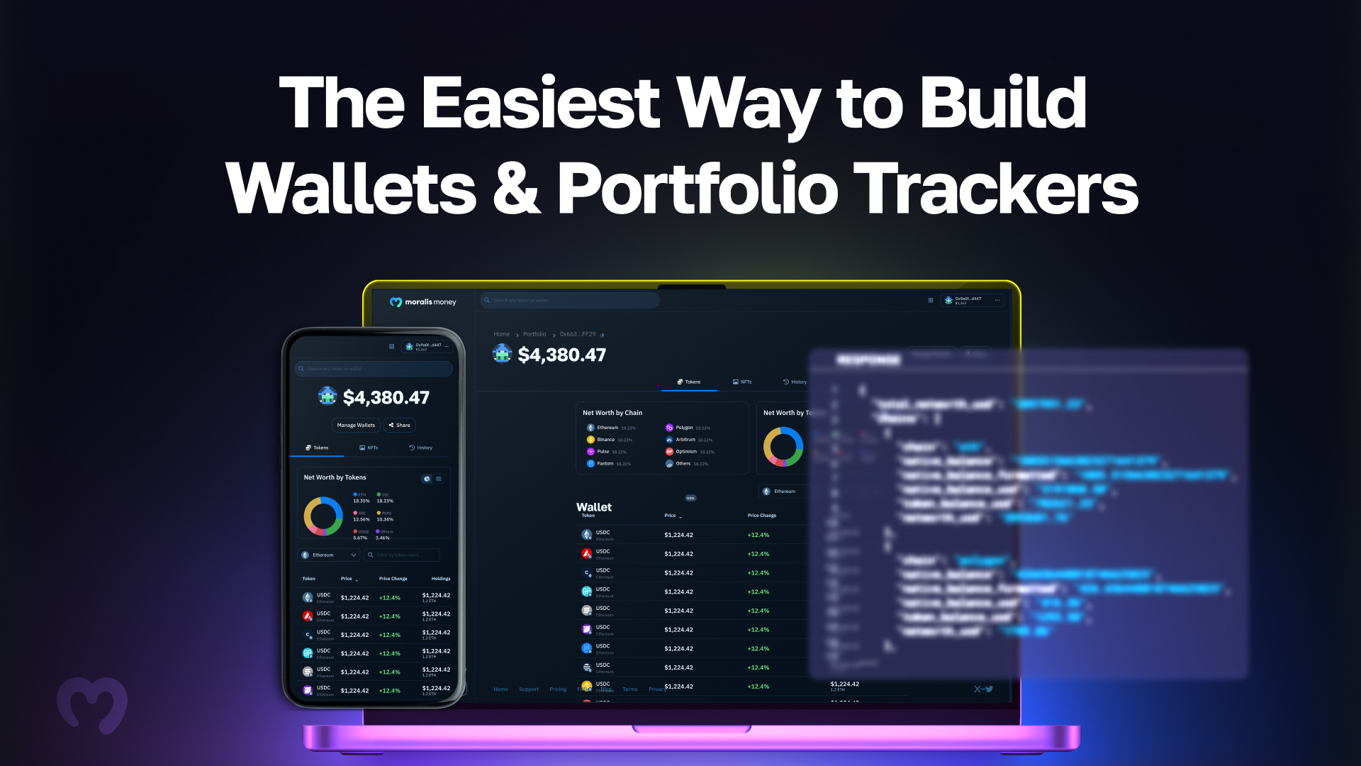 Build Web3 Wallets - Moralis for Developers | Enterprise-Grade Web3 APIs