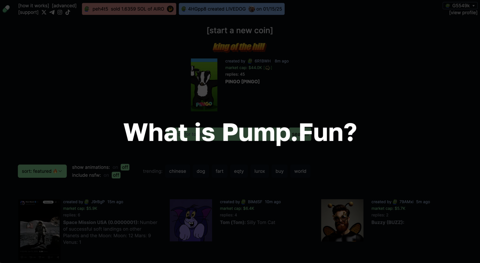 Pump Fun API - Get pump.fun Token Prices, Swaps, Bonding Status, & More ...