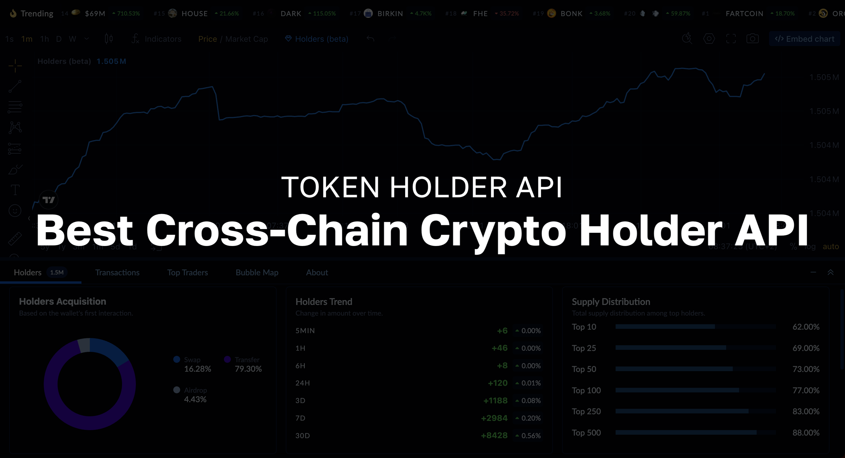 Token Holder API - Best Cross-Chain Crypto Holder API - Moralis APIs