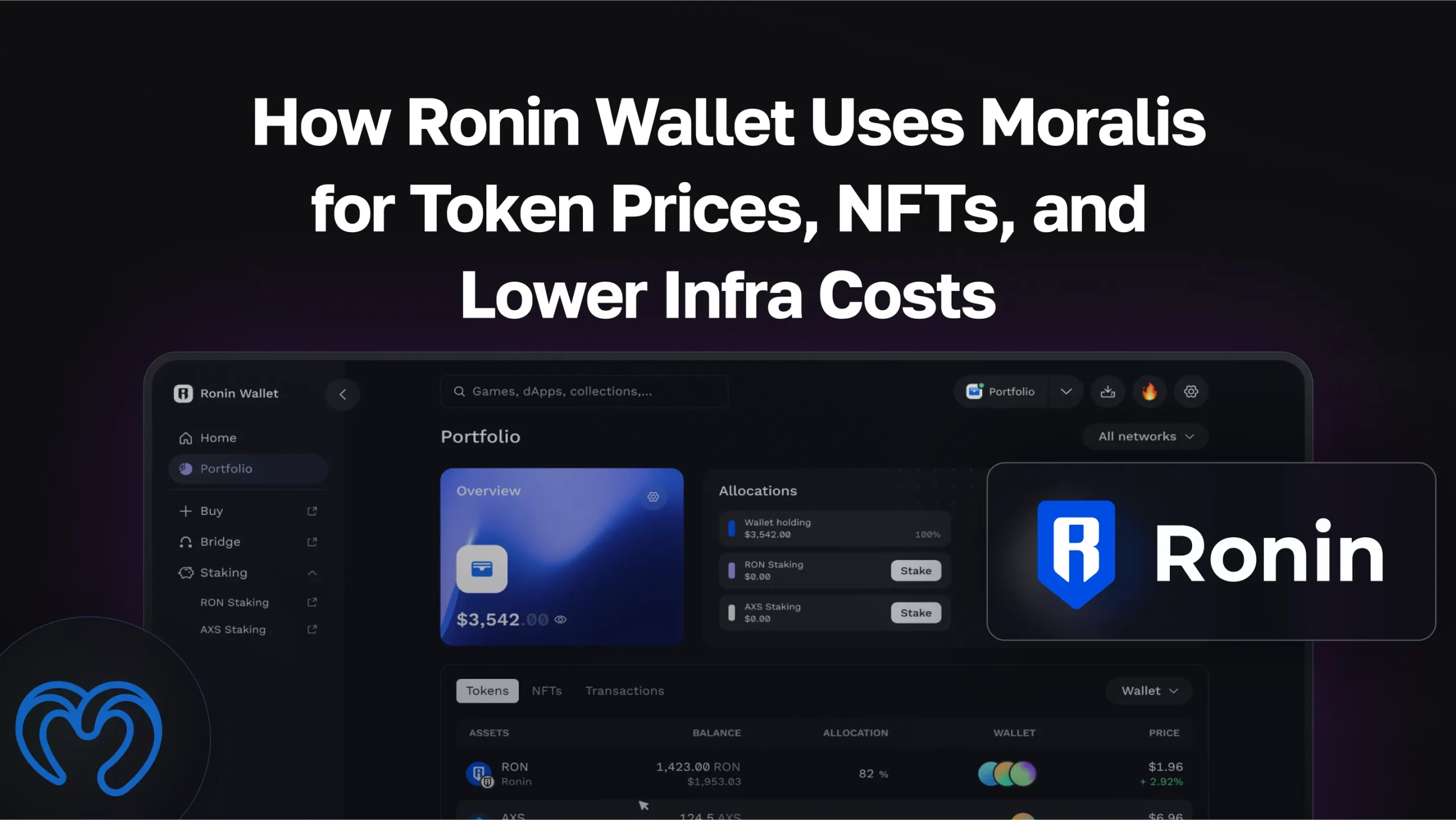 Ronin Wallet - Moralis for Developers | Enterprise-Grade Web3 APIs